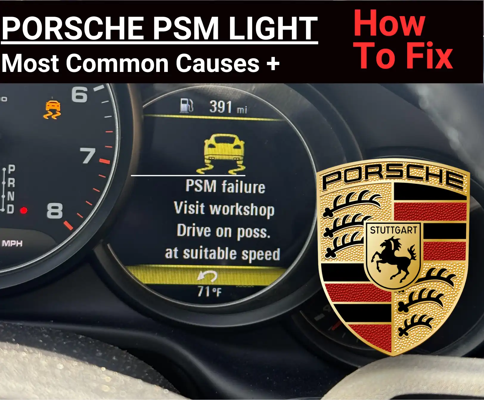 Porsche PSM Failure: A Mechanic's Guide to This Common Nightmare ...